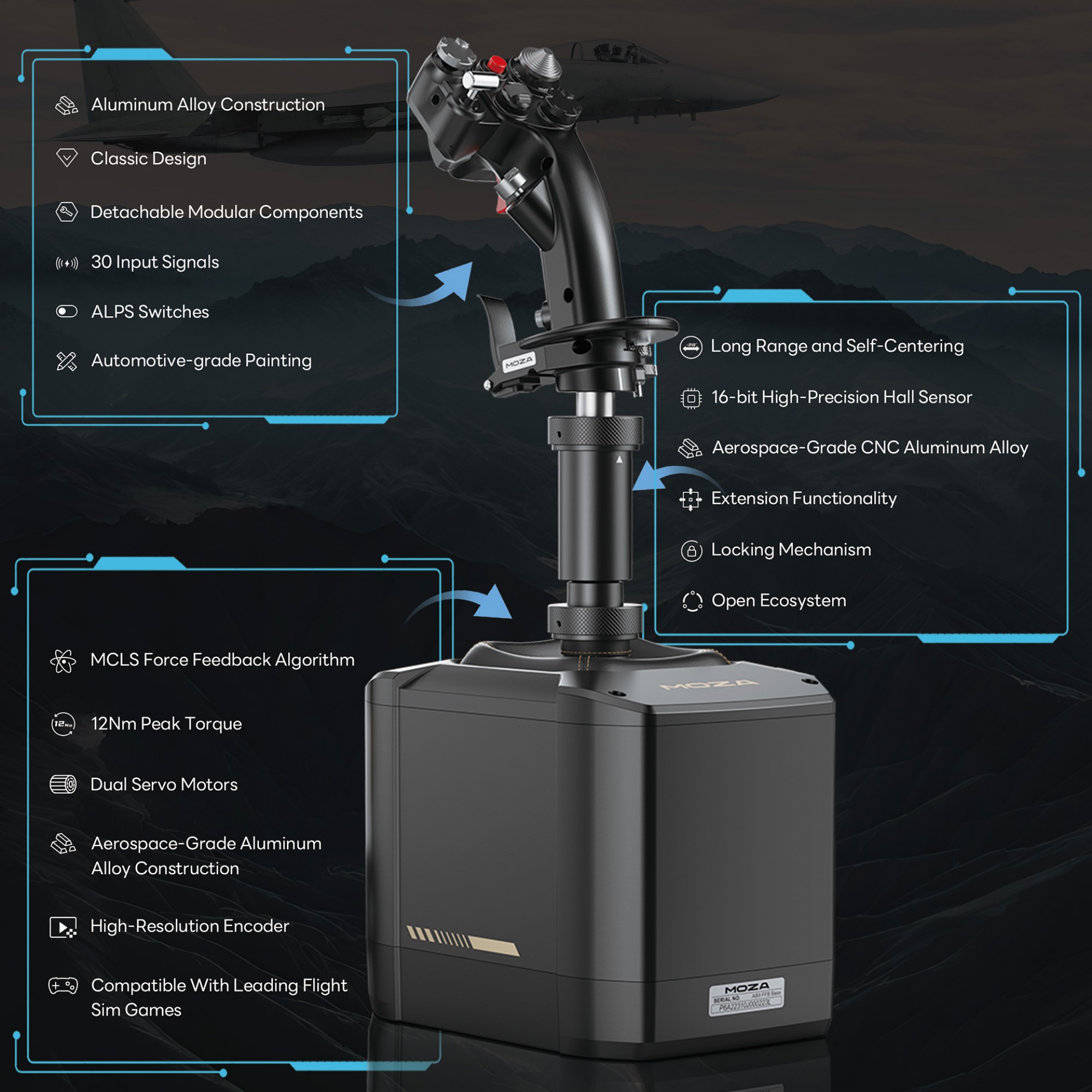 RSeat France SimracingMoza Racing Flight AB9 FFB Base - Moza Racing ...